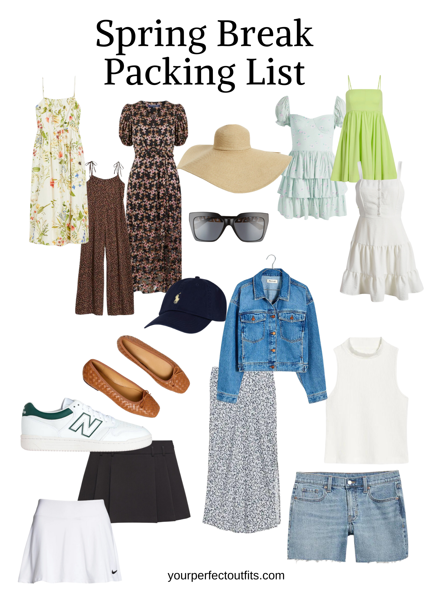 The Perfect Spring Break Packing List - Your Perfect Outfits